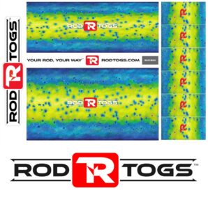 Amazing mahi mahi fshing rod wraps [customize!] | N1 Outdoors